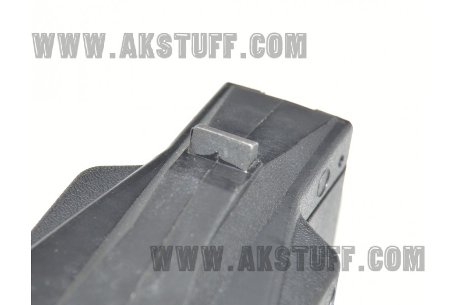 PufGun magazine AK-74/Vepr 5.45x39 60rd BLACK quad-stack (with metal ...