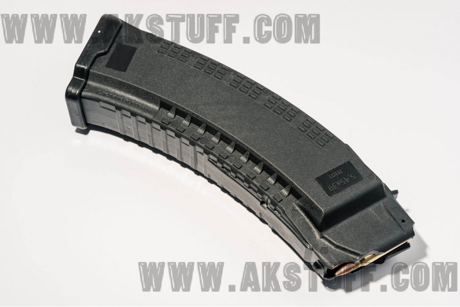AK-74/Vepr 5.45x39 60rd BLACK quad-stack (with metal back tooth)