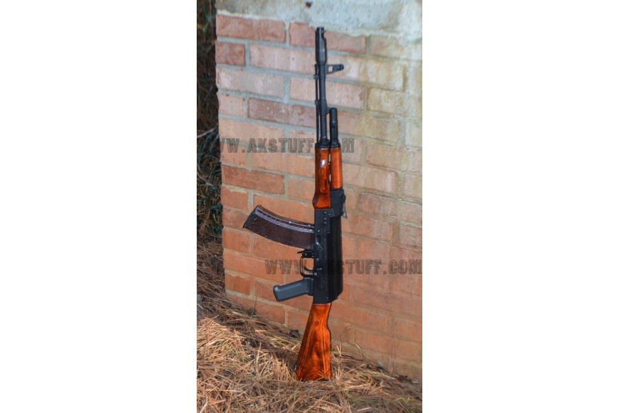 AKM pattern wood set Izhmash Red finish (Siberian Customs)