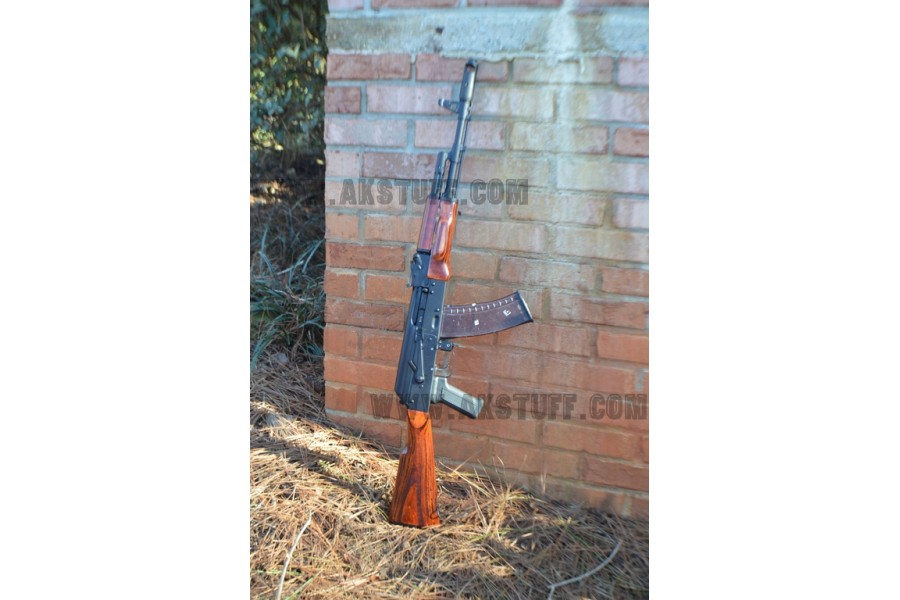 AKM pattern wood set Izhmash Red finish (Siberian Customs)