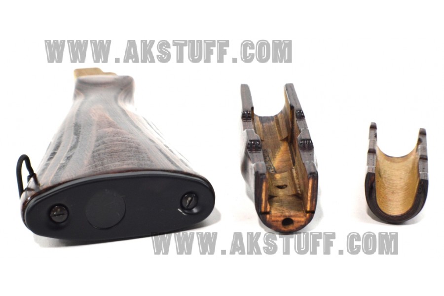 AKM pattern wood set Tula Cherry finish (Siberian Customs)